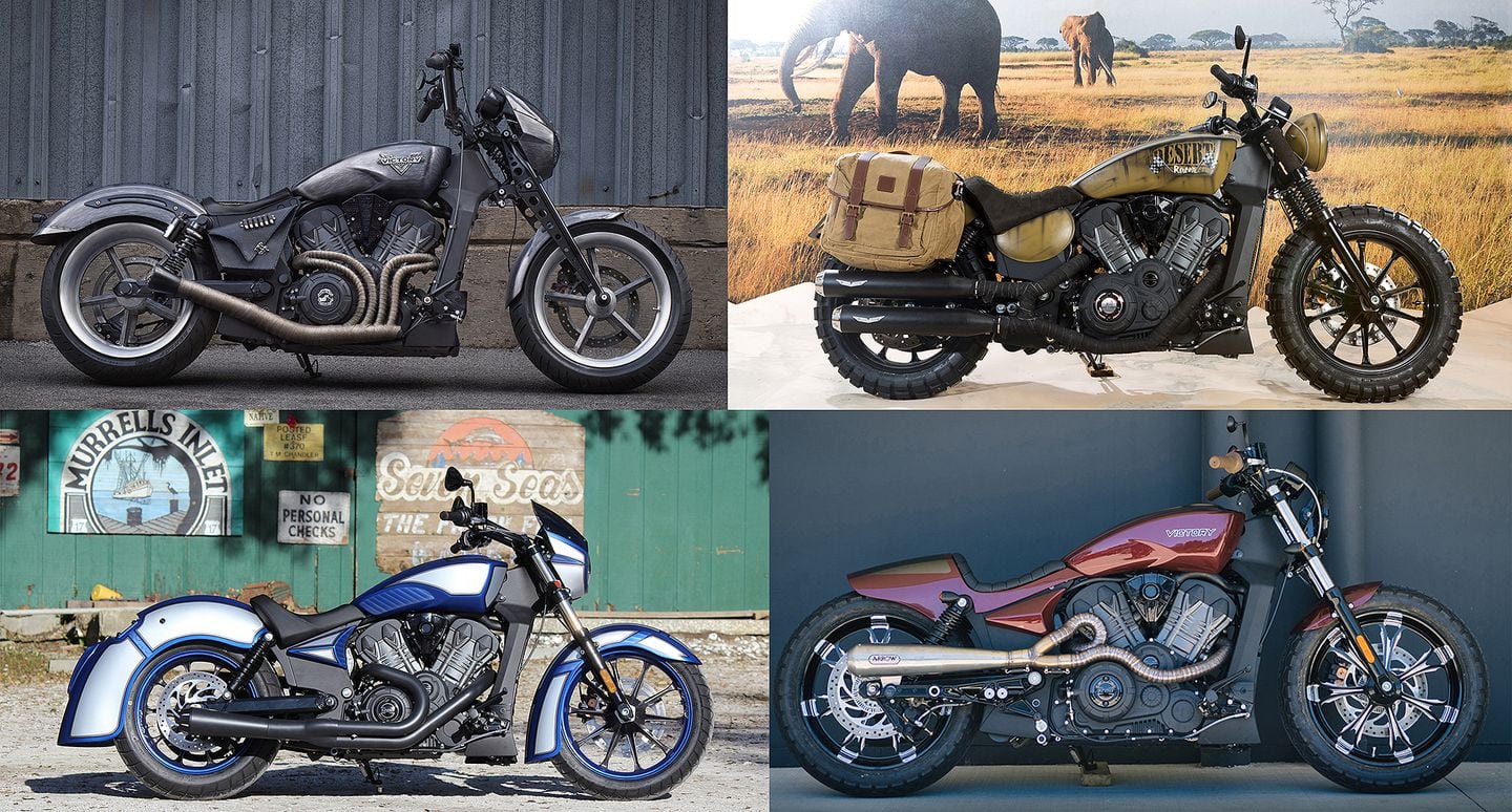 Custom-Built Victory Octane Cruisers | Motorcyclist