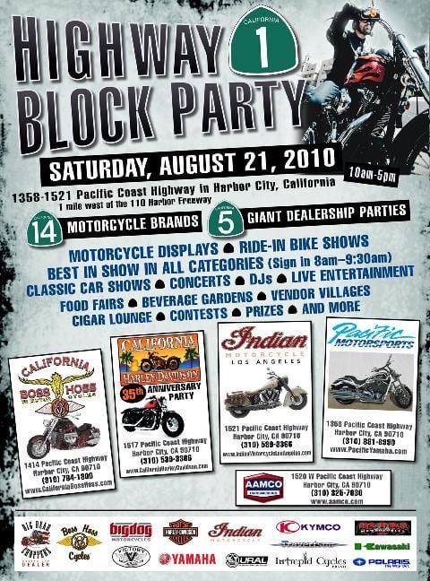 14 Motorcycle Brands and 5 Giant Dealership Parties Highlight Highway 1 ...