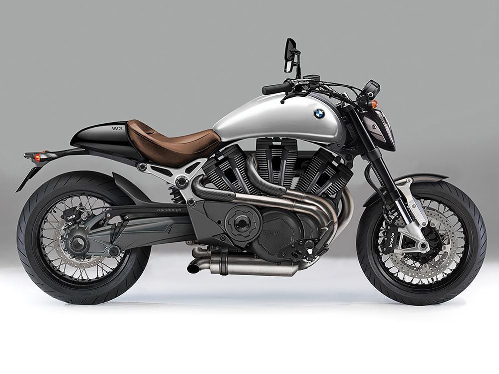 BMW's Radical Triple Concept and W-3 Cruiser | Motorcyclist