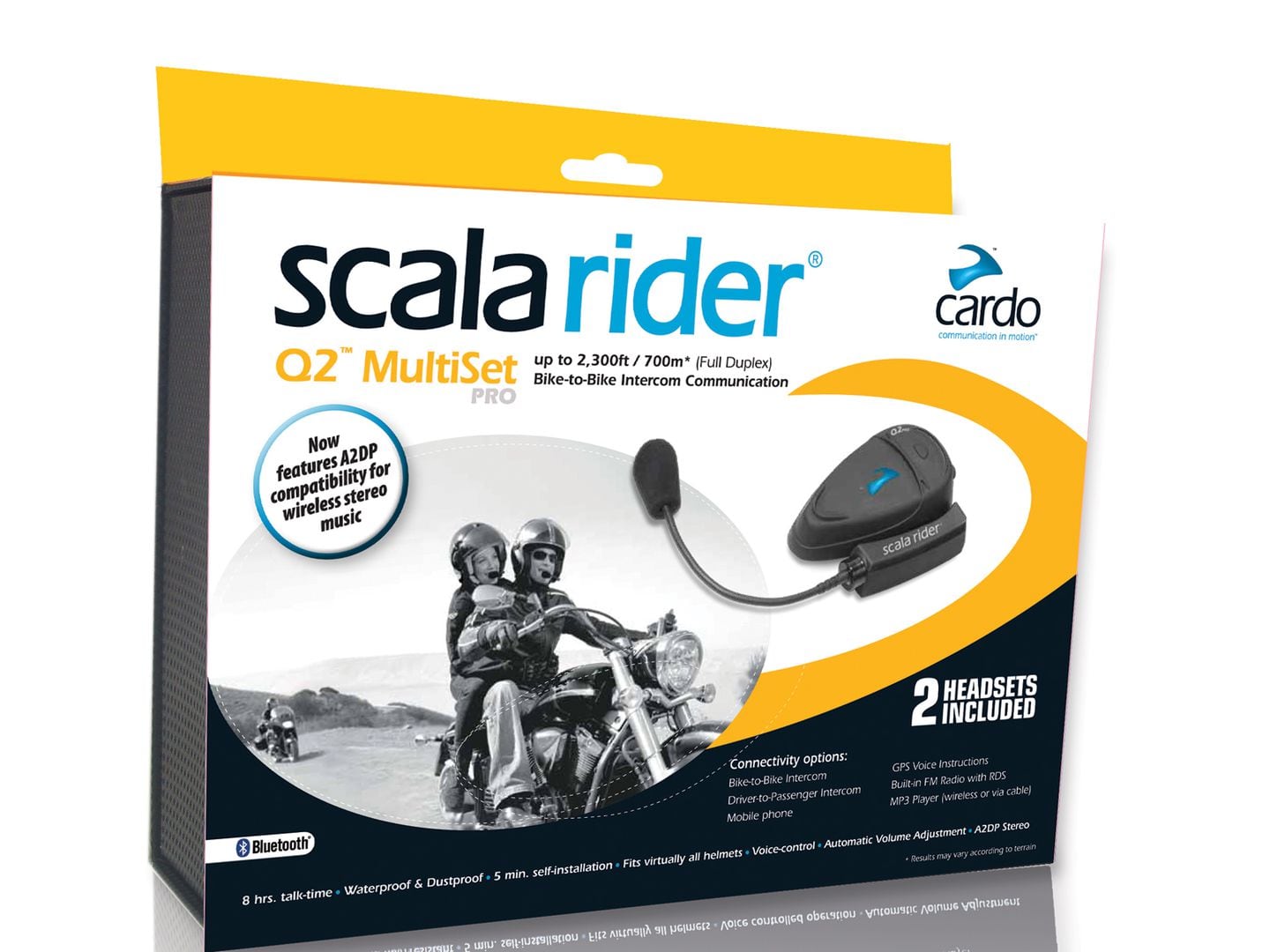 Cardo Systems Scala Rider Q2 Multiset Pro | Gear Up | Motorcyclist