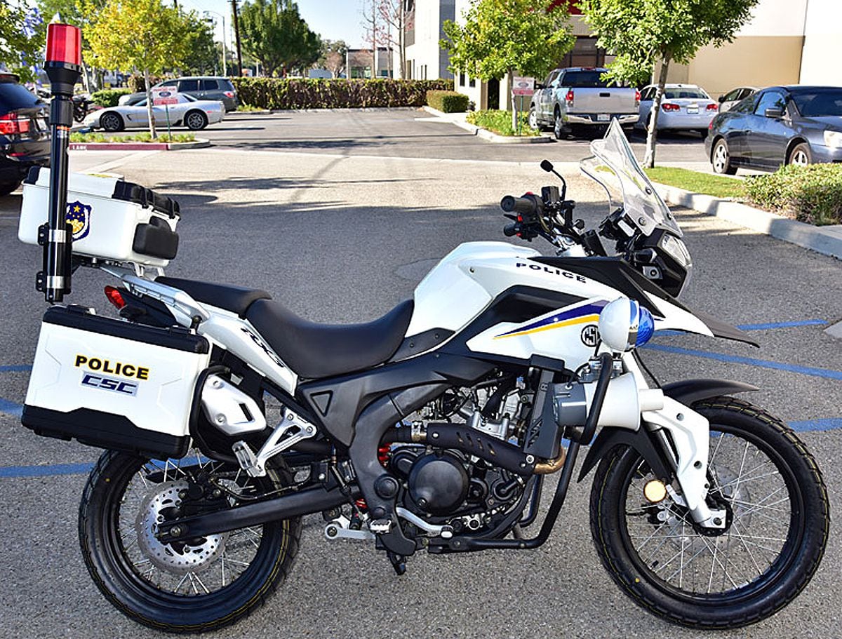 New Police ADV Bike Based on CSC RX3 | Motorcyclist