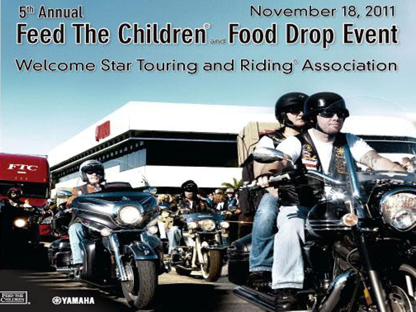 Yamaha Race Shop & Facility Tour, Feed The Children-Food Drop Event ...