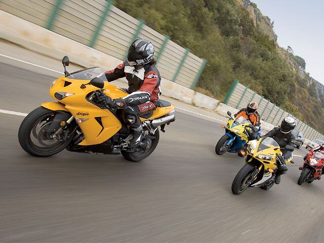 Honda CBR1000R, Kawasaki ZX-10R, Suzuki GSX-R1000 And Yamaha YZF-R1 ...