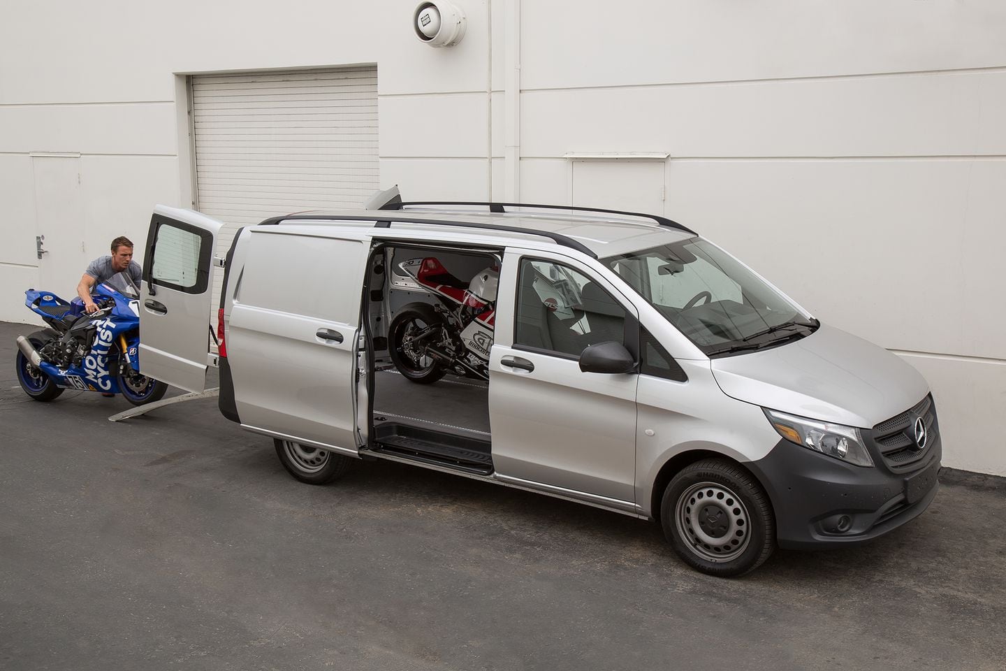 Mercedes-Benz Metris Cargo Van Motorcycle Hauler | Motorcyclist