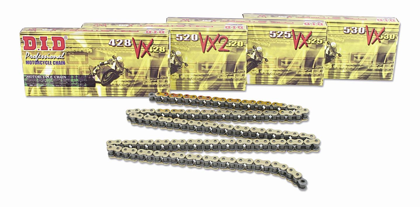 New PRO-Street X-Ring® VX Series Chains from D.I.D Chain | Motorcyclist