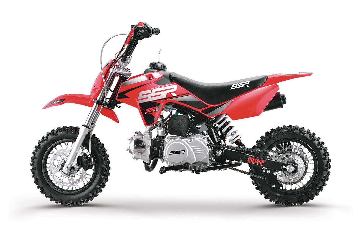 SSR SR70C vs. Honda CRF50F Comparison | Motorcyclist