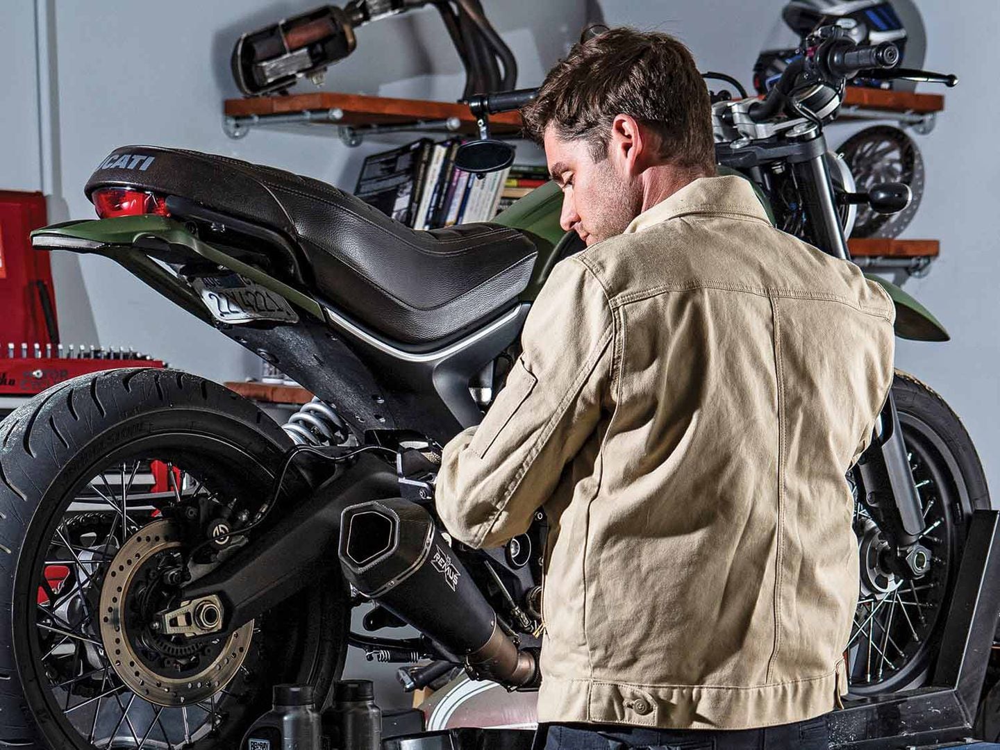 Motorcycle Mechanic Shop Apparel | Motorcyclist