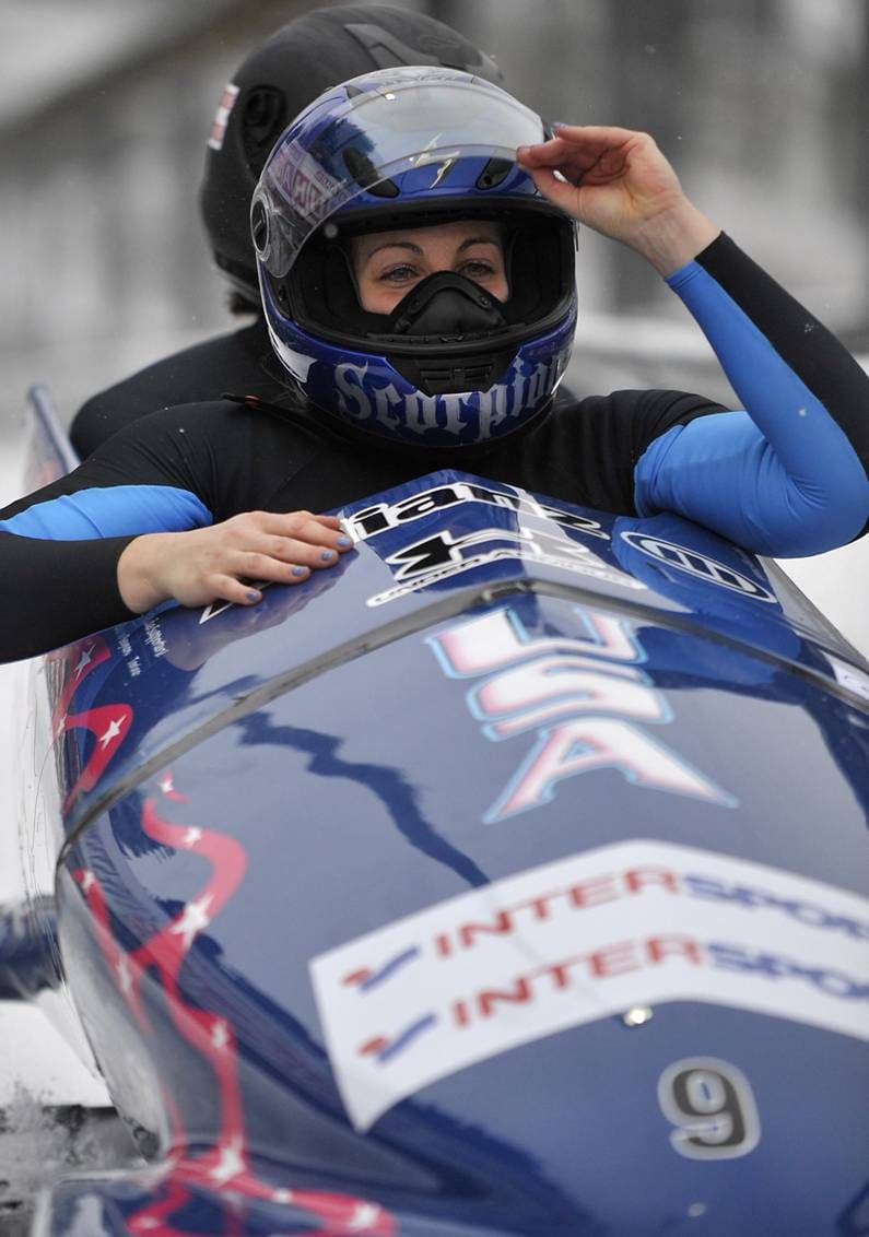 Scorpion Helmets protects USA Olympic Bobsledder Erin Pac | Motorcyclist