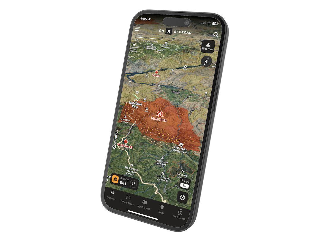 Monitor Deadly Forest Fires in Real Time With OnX App | Motorcyclist