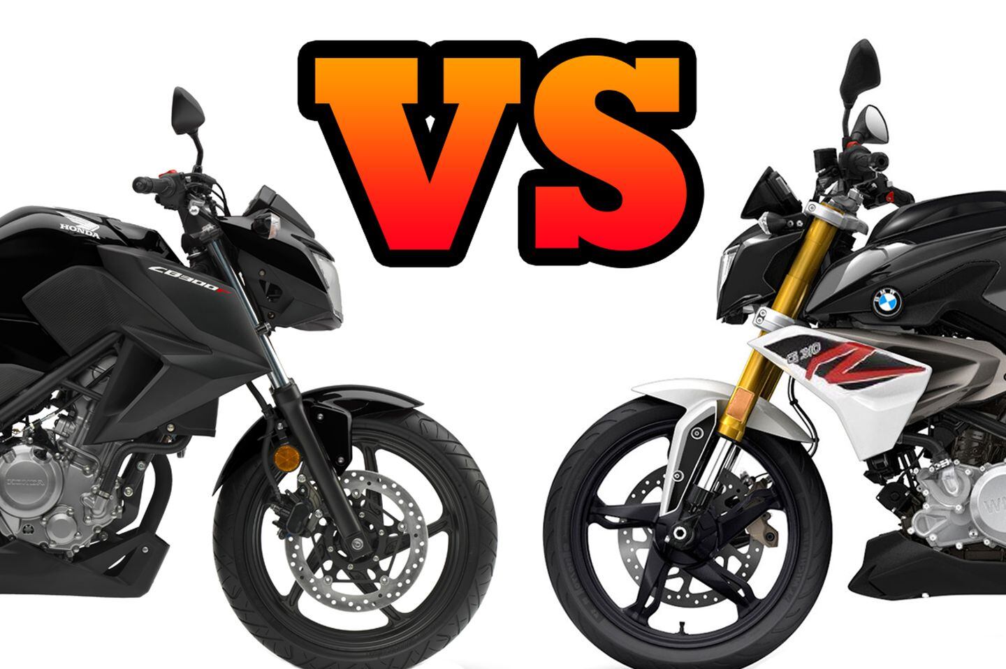BMW G310R vs Honda CB300F | Motorcyclist