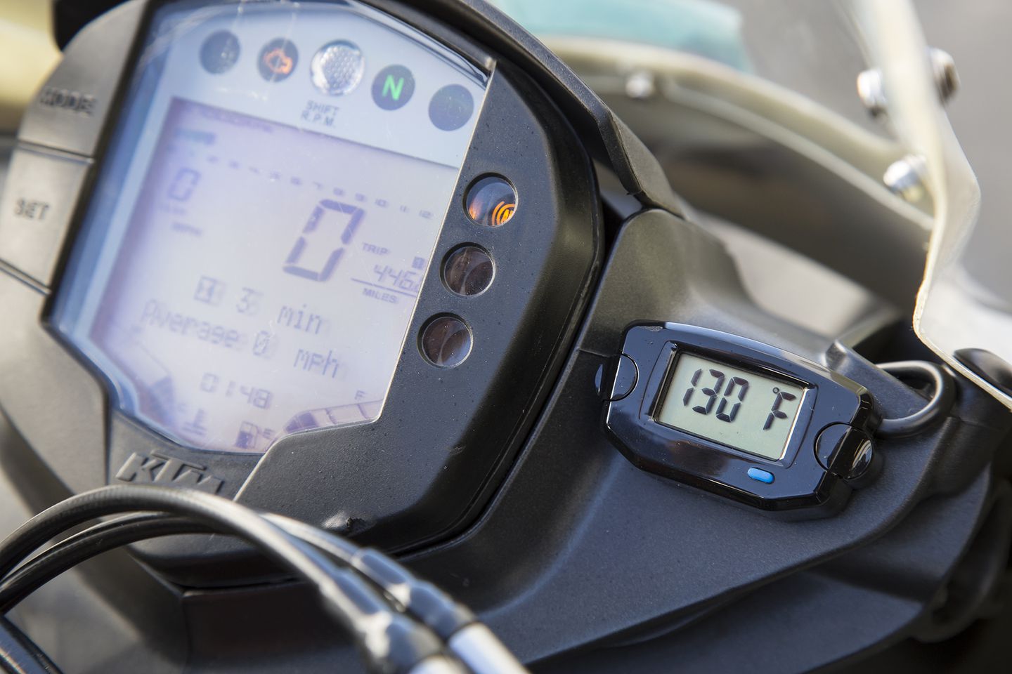 Motorcycle Temperature Gauges | Motorcyclist
