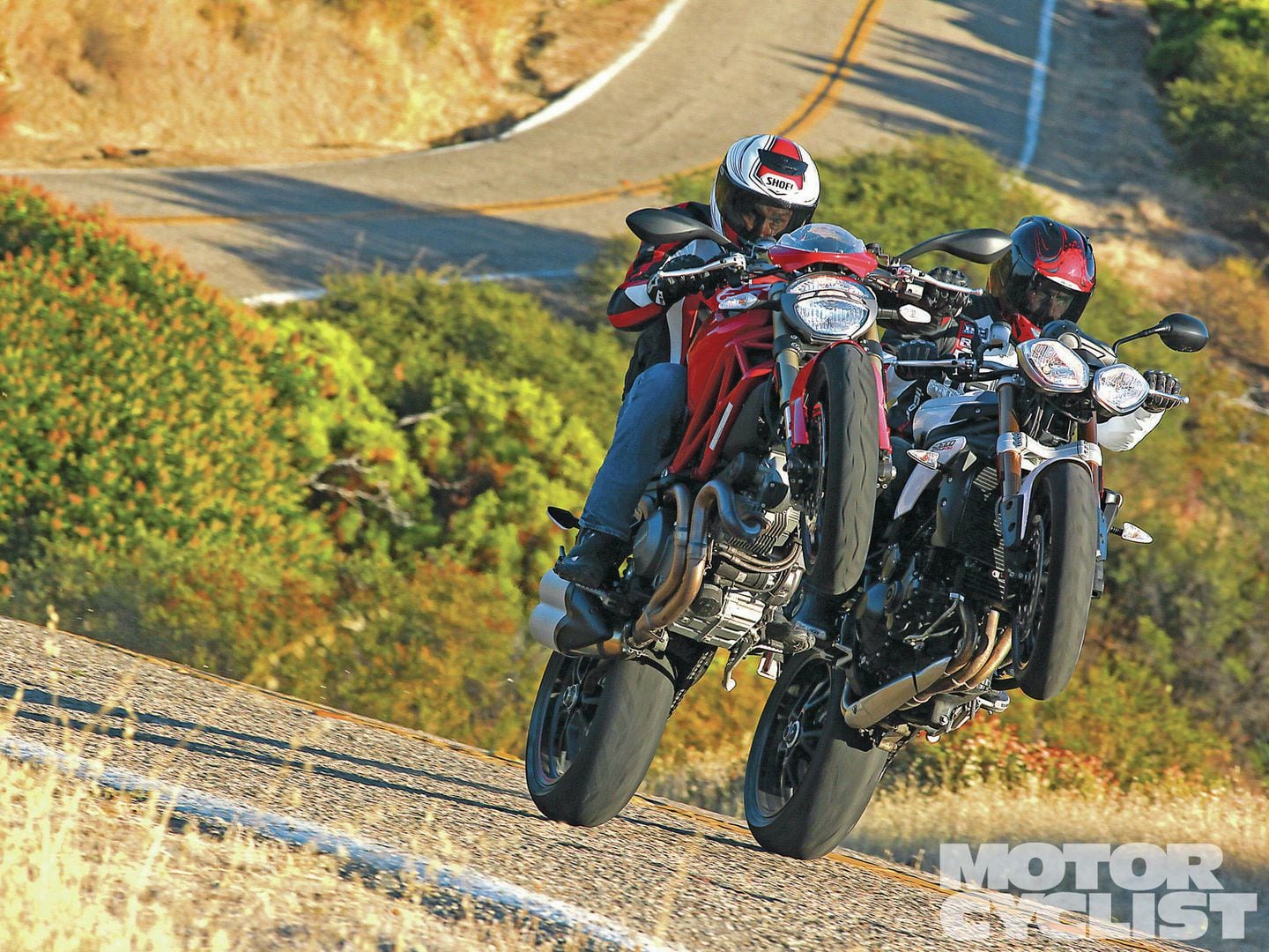 Ducati Monster 1100 EVO Vs. Triumph Speed Triple | Motorcyclist